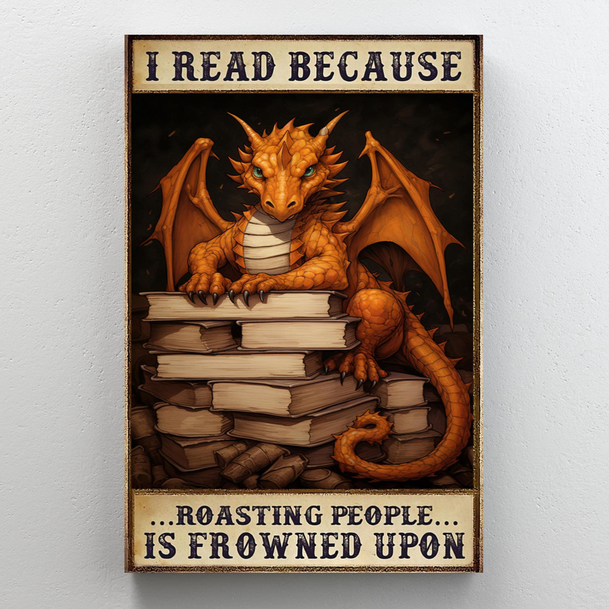 Trinx Markuz I Read Because Roasting People | Wayfair