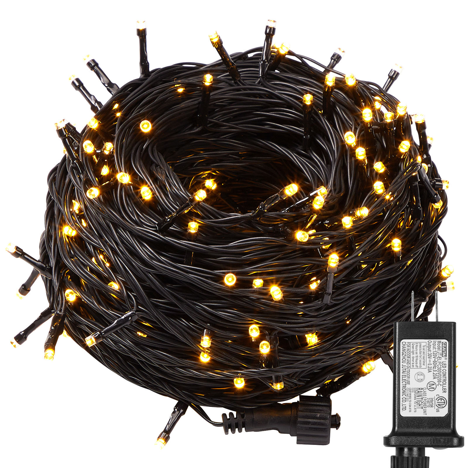 The Holiday Aisle® Gamila 164' Outdoor Wide Angle LED Mini String Light ...
