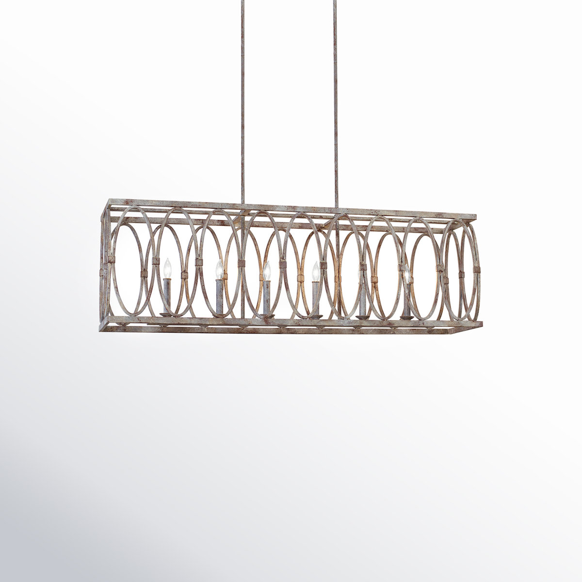 Birch Lane™ Alverstone 6-Light Linear Kitchen Island Pendant & Reviews ...