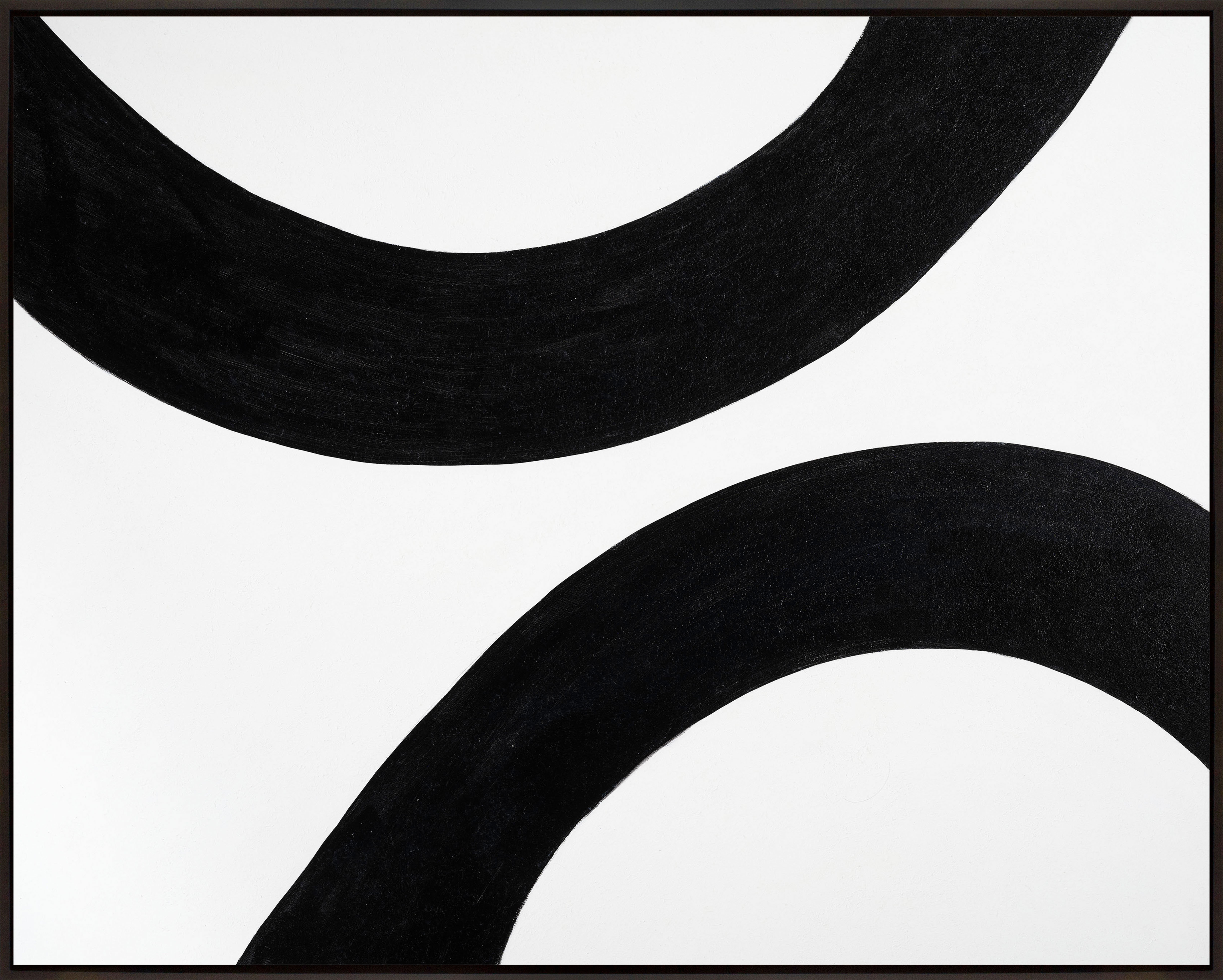 Yoffi Black and White Curves by Yaffa G - Print on Canvas | Perigold