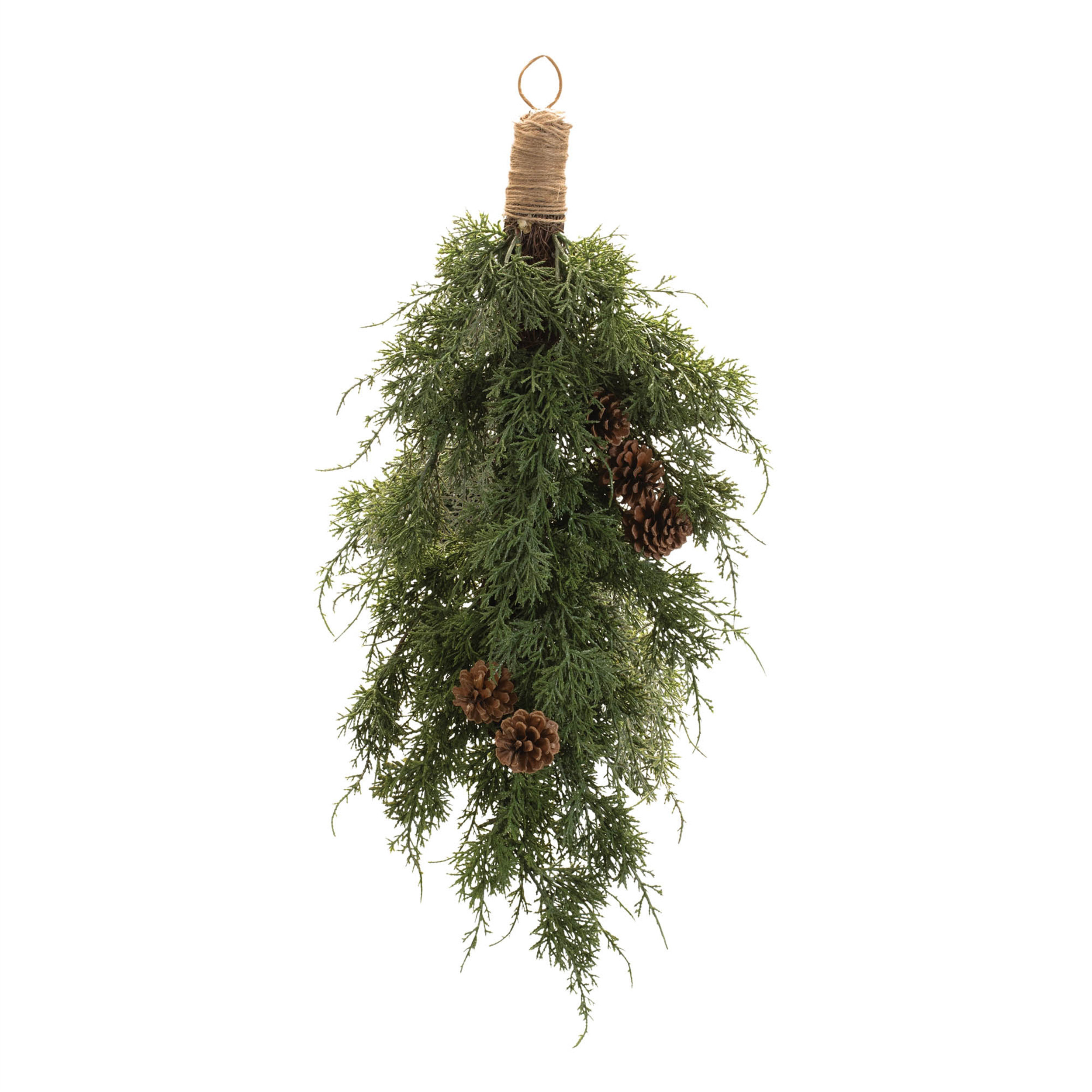 Ophelia & Co. Pine and Pinecones Wall Swag Bundle 28"H | Wayfair