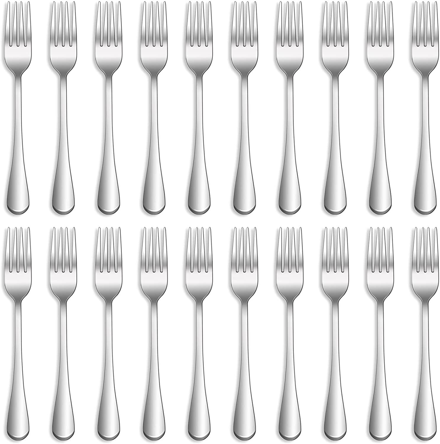 Latitude Run® 12 Piece Dinner Forks Set,Top Food-Grade Stainless Steel ...