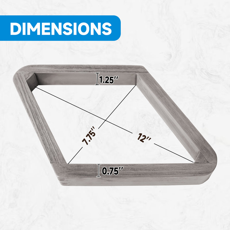 GSE Games & Sports Expert Deluxe Solid Wood Pool Triangle | Wayfair
