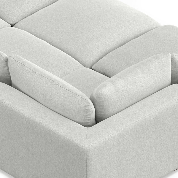 Simpli Home Jasmine Pit Sectional Modular Sofa 124-inches Wide ...