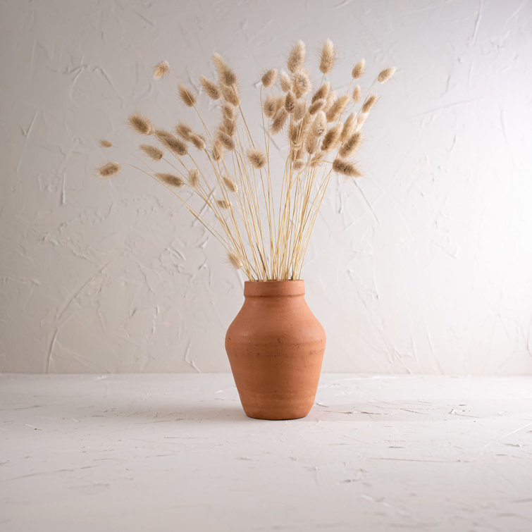 Union Rustic Aminda Handmade Terracotta Table Vase | Wayfair