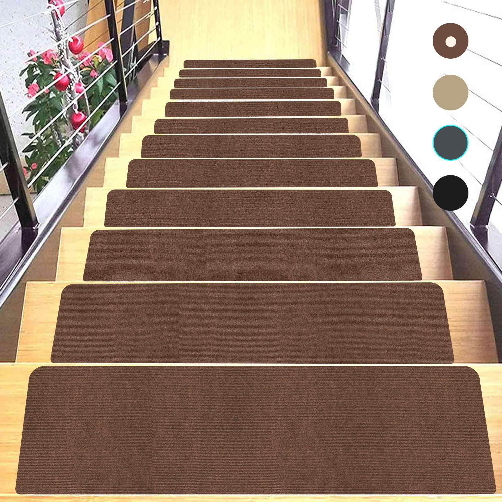 Latitude Run® Stair Treads For Wooden Steps Indoor Stair Treads Rugs ...