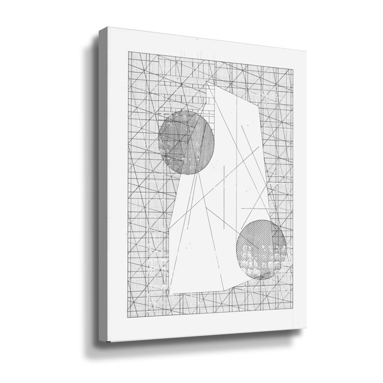 Wrought Studio Chance Drawings Series Two - Graphic Art on Canvas | Wayfair