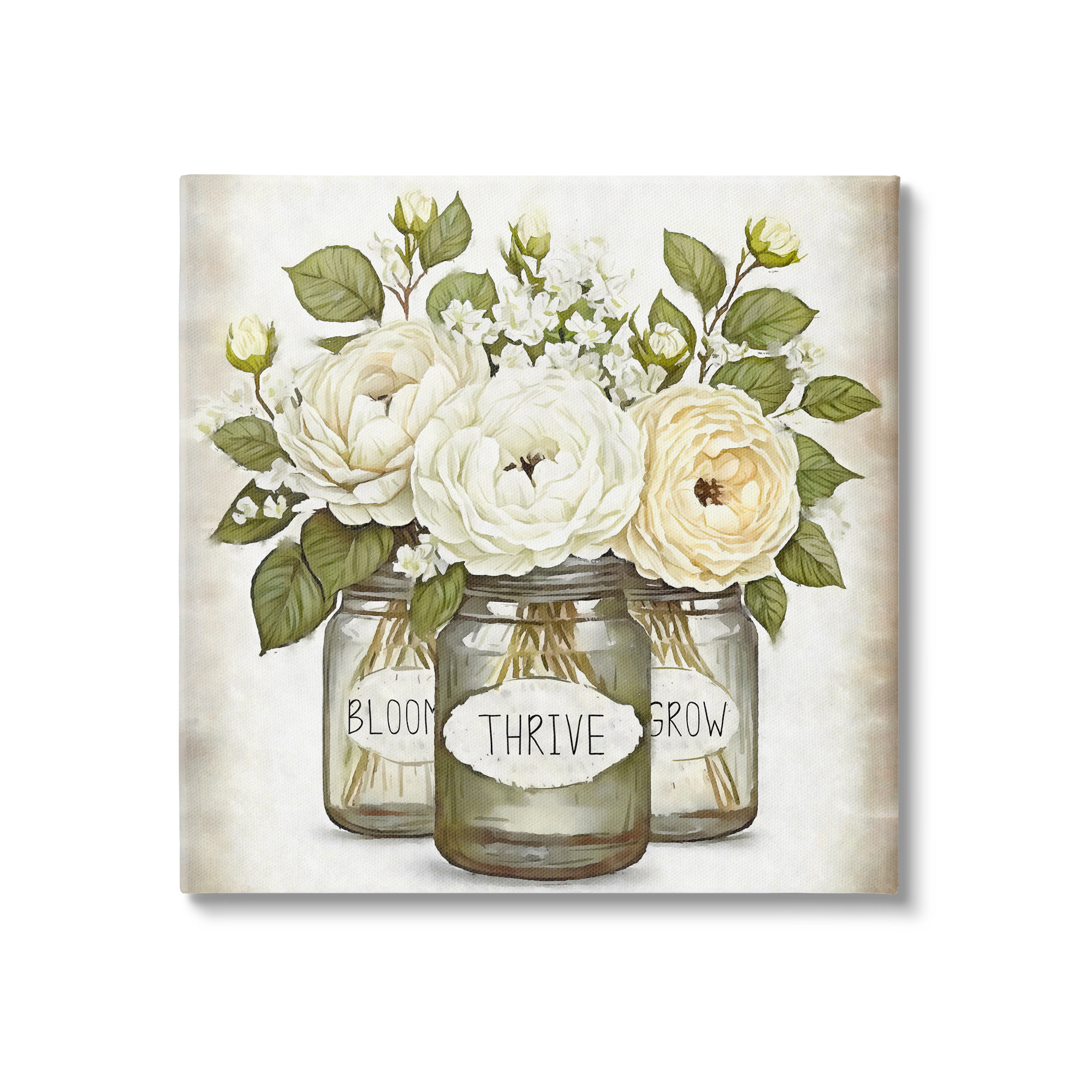 Stupell Industries Bloom Thrive Grow Country Flowers by Ziwei Li ...