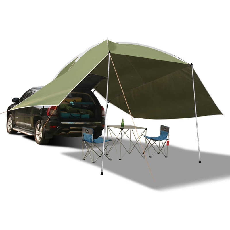 REDCAMP Waterproof Car Awning Sun Shelter, Portable Auto Canopy for ...