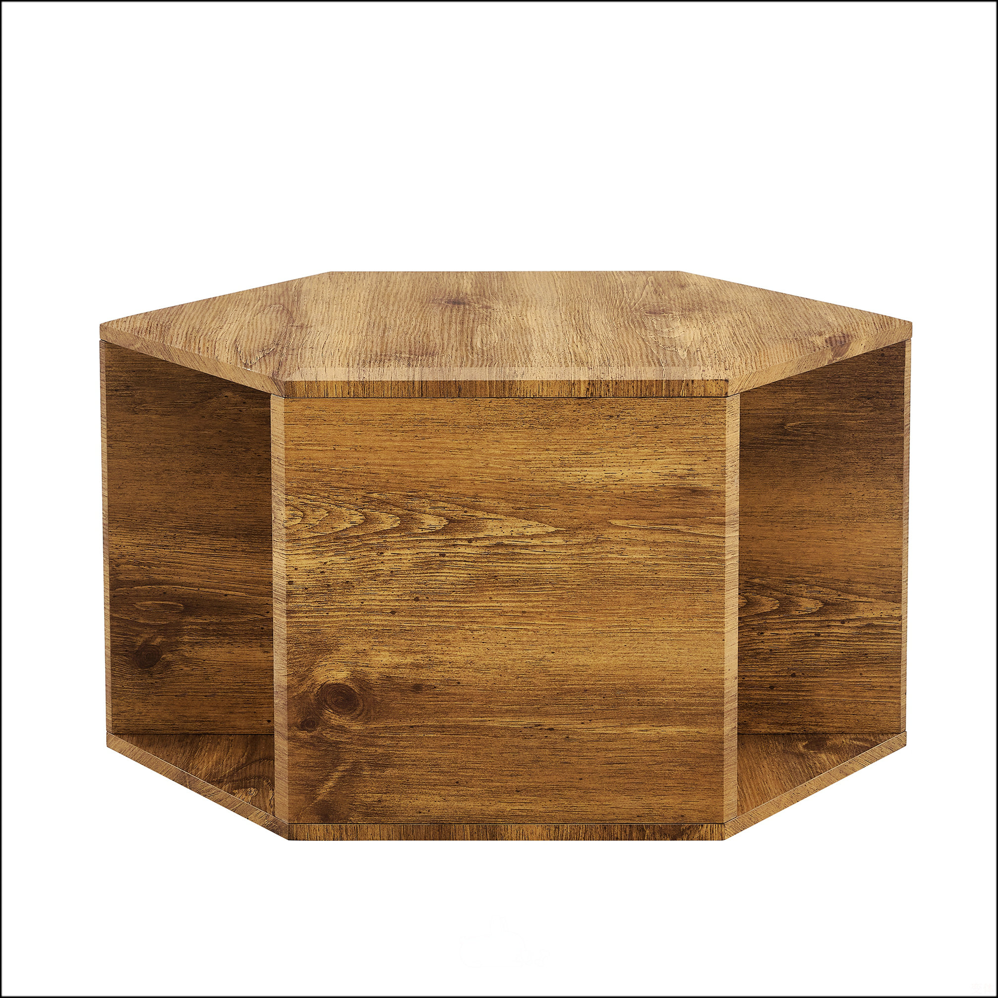 Millwood Pines Hexagonal MDF Coffee Table | Wayfair