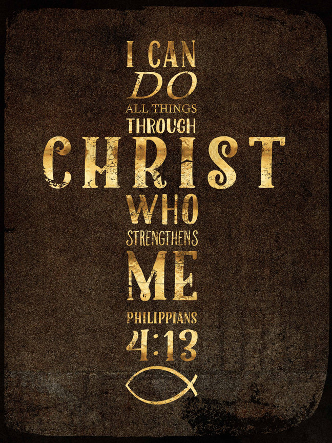 Buy Art For Less I Can Do Inspirational Cross by Beth Albert - Wrapped ...