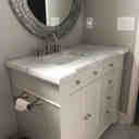 Birch Lane™ Rea 42'' Single Bathroom Vanity with Carrara Marble Top ...