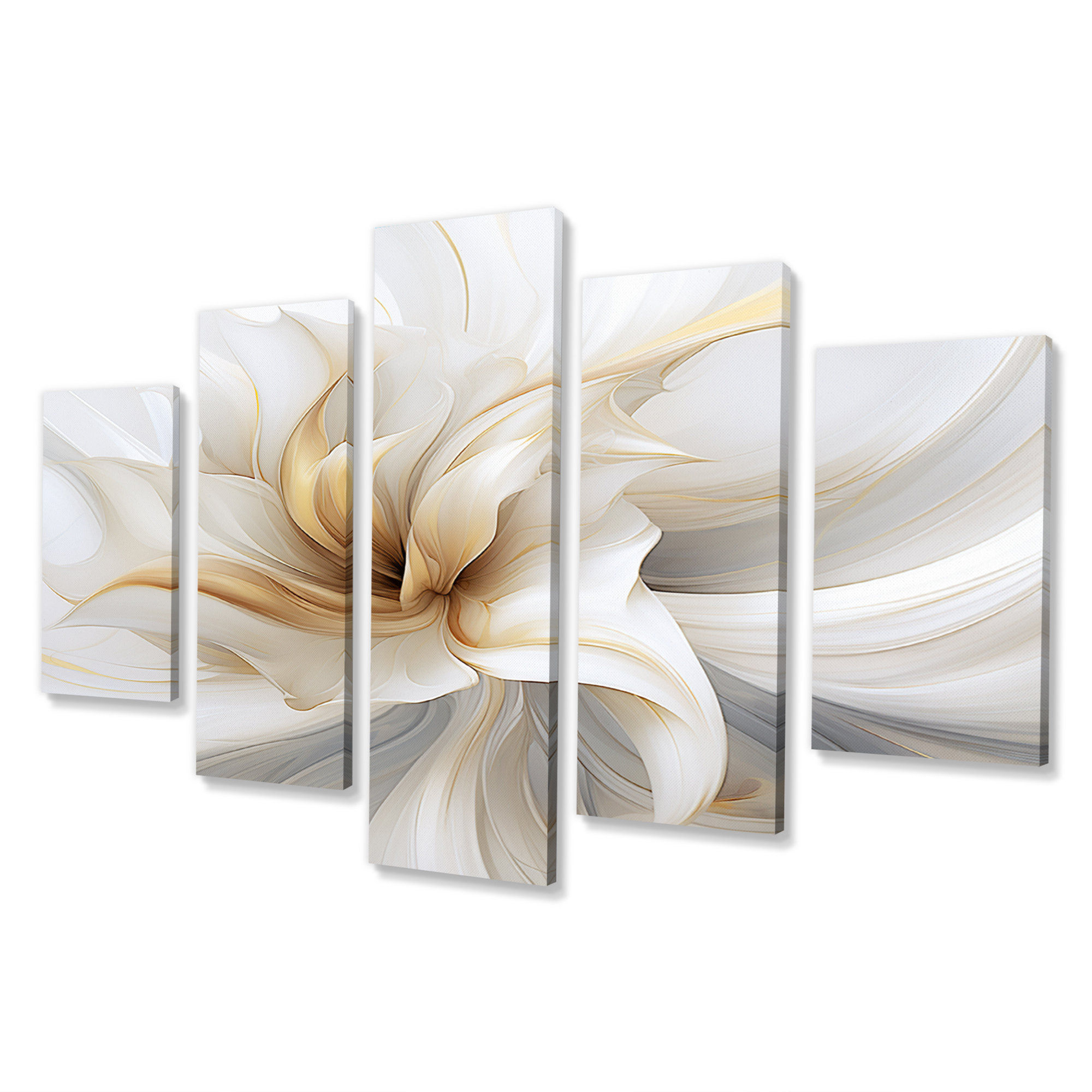 Design Art Fractal Flower Tender White Sensitivity II - Fractals Wall ...