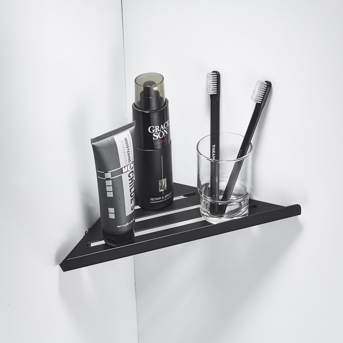 Rebrilliant Melvonia Wall Mount Metal Shower Shelf & Reviews | Wayfair