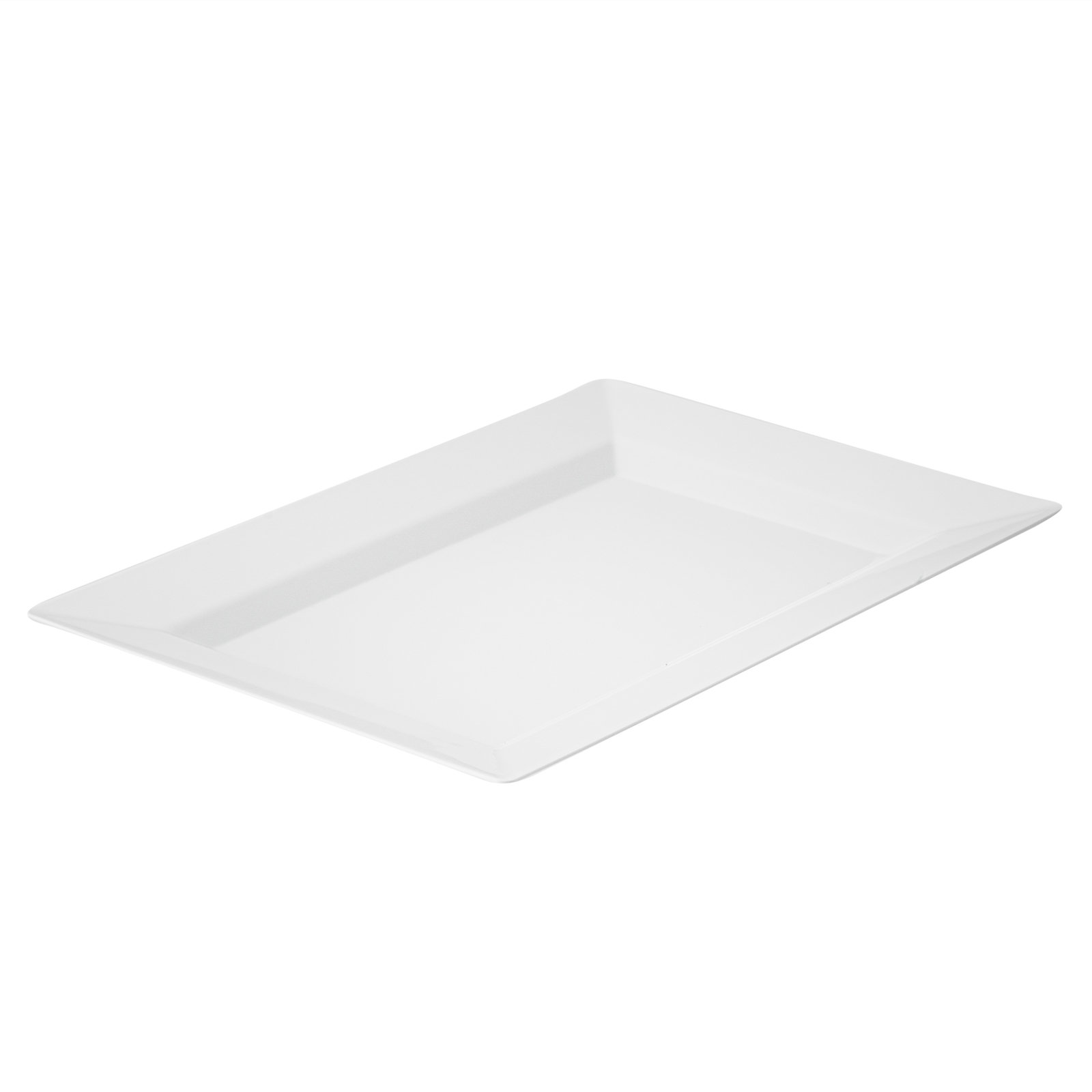 Restaurantware Rectangular Serving Plates 100 Count 7.5 x 5.25 Inch ...