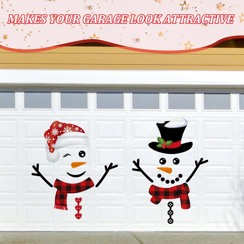 The Holiday Aisle® Christmas Magnetic Garage Door Decorations Xmas ...