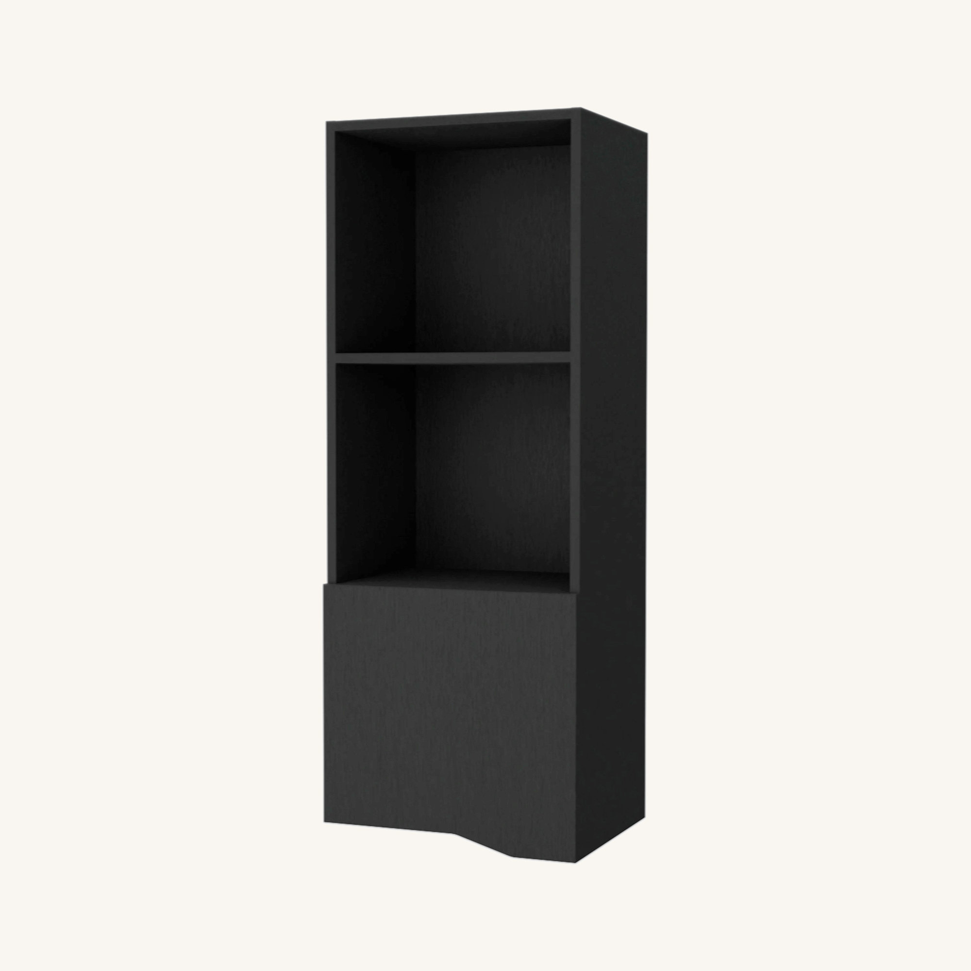 Ebern Designs Black Wall Cabinet With One Door | Wayfair