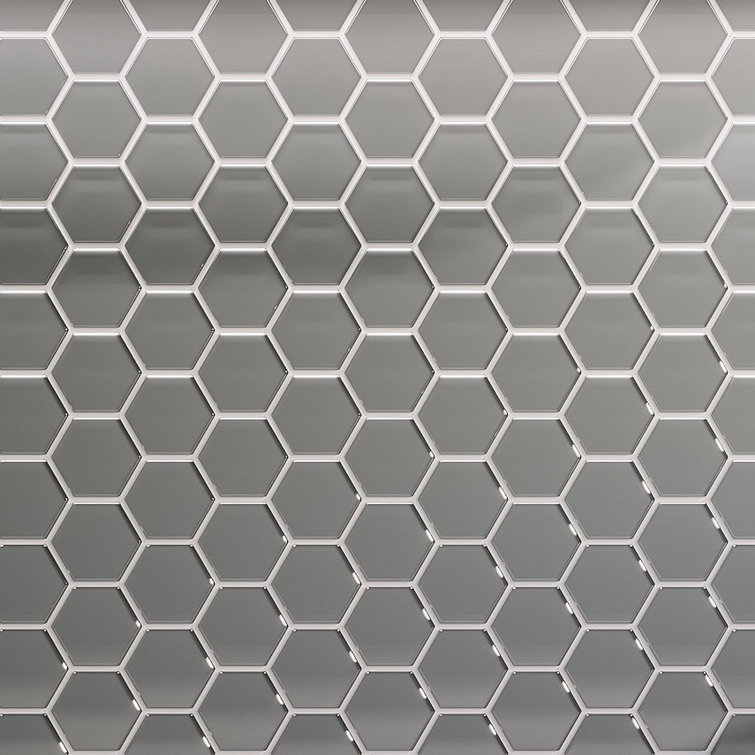 Tile Connection 3" Beehive 10.25in.x11.75in. Glass Mosaic Tile | Wayfair
