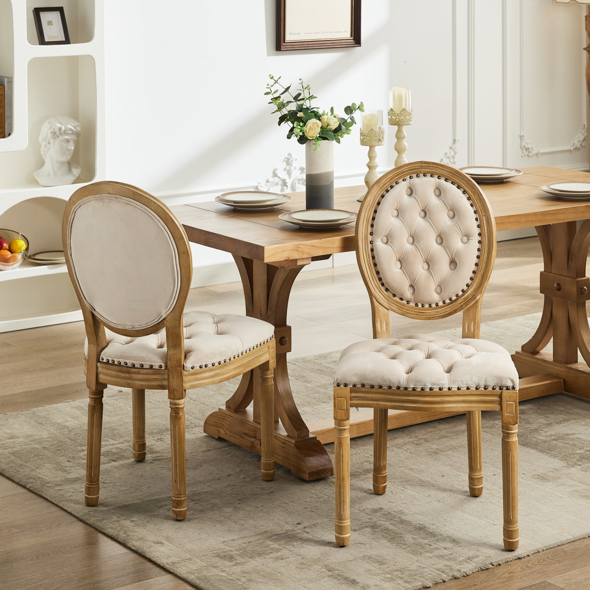 Red Barrel Studio® Freemont Comfortable Sitting Dining Chairs, Of 2 ...