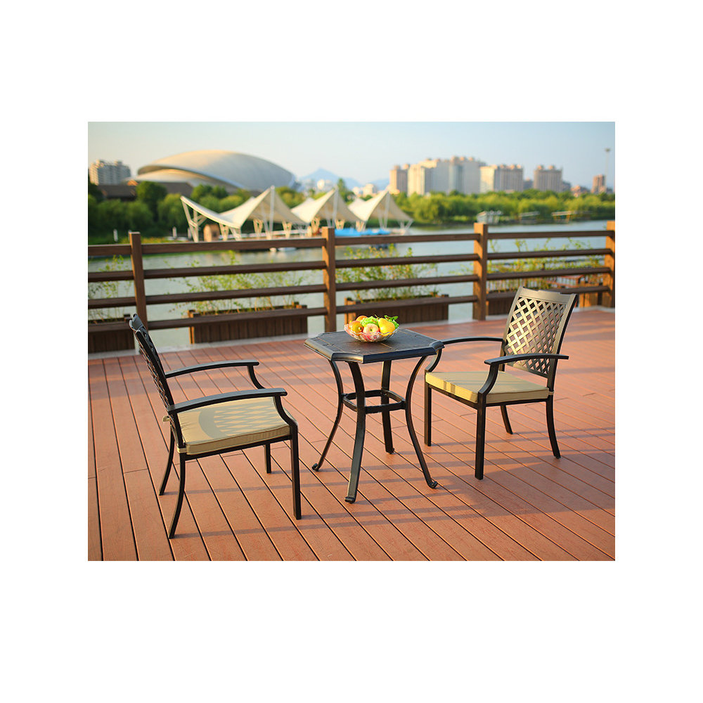 Wildon Home® Navaeha Square 2 - Person 23.6'' L Outdoor Restaurant ...