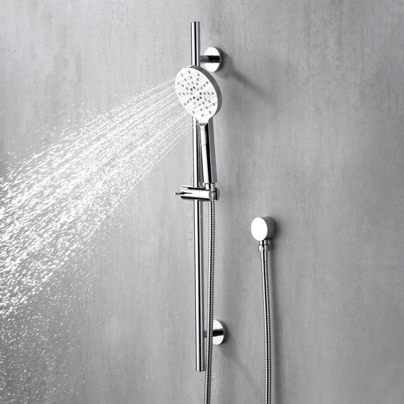 Luxier 30 In. Adjustable Slide Bar For Handheld Showerheads & Reviews ...