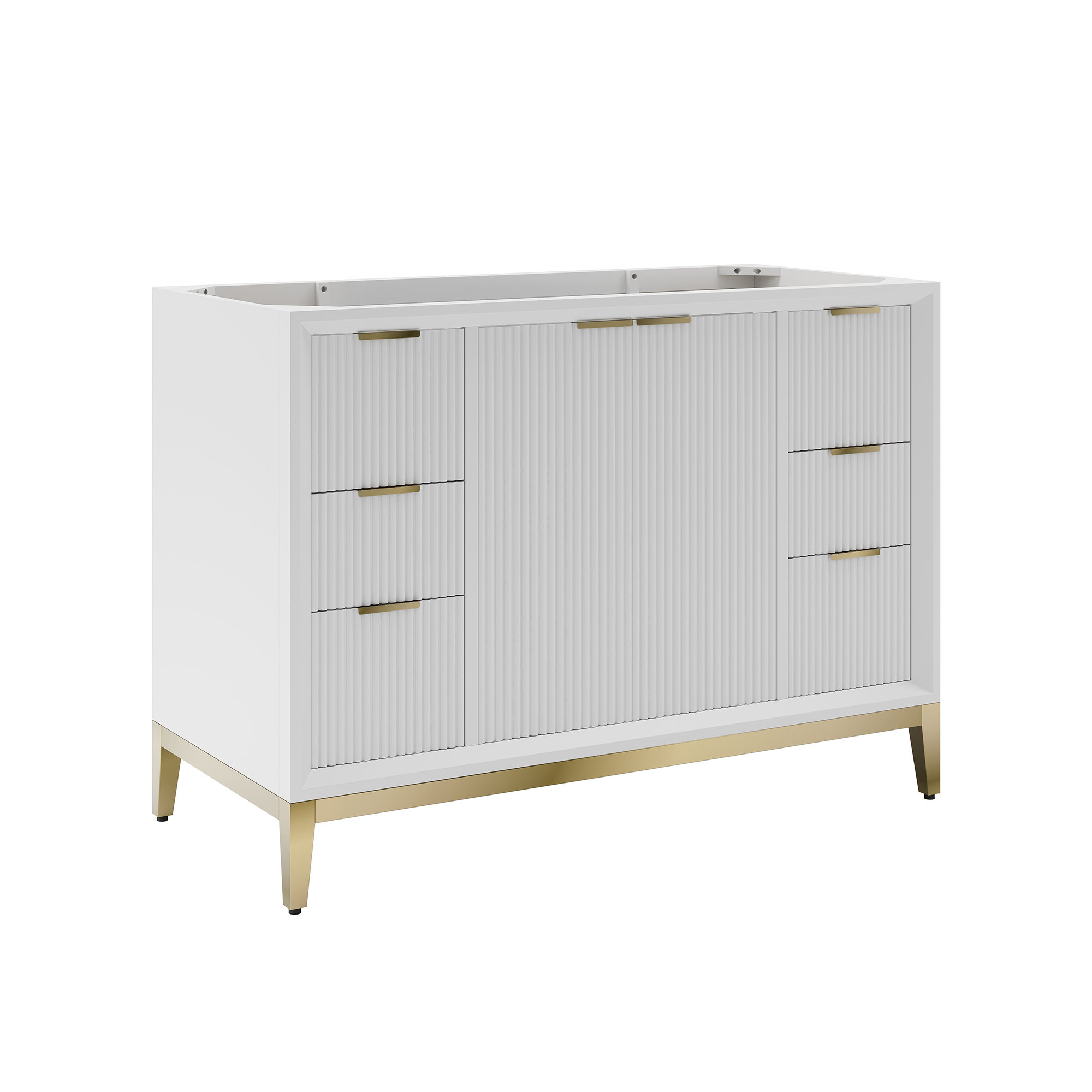 Fresca Wellington Freestanding Bathroom Vanity Cabinet in White ...