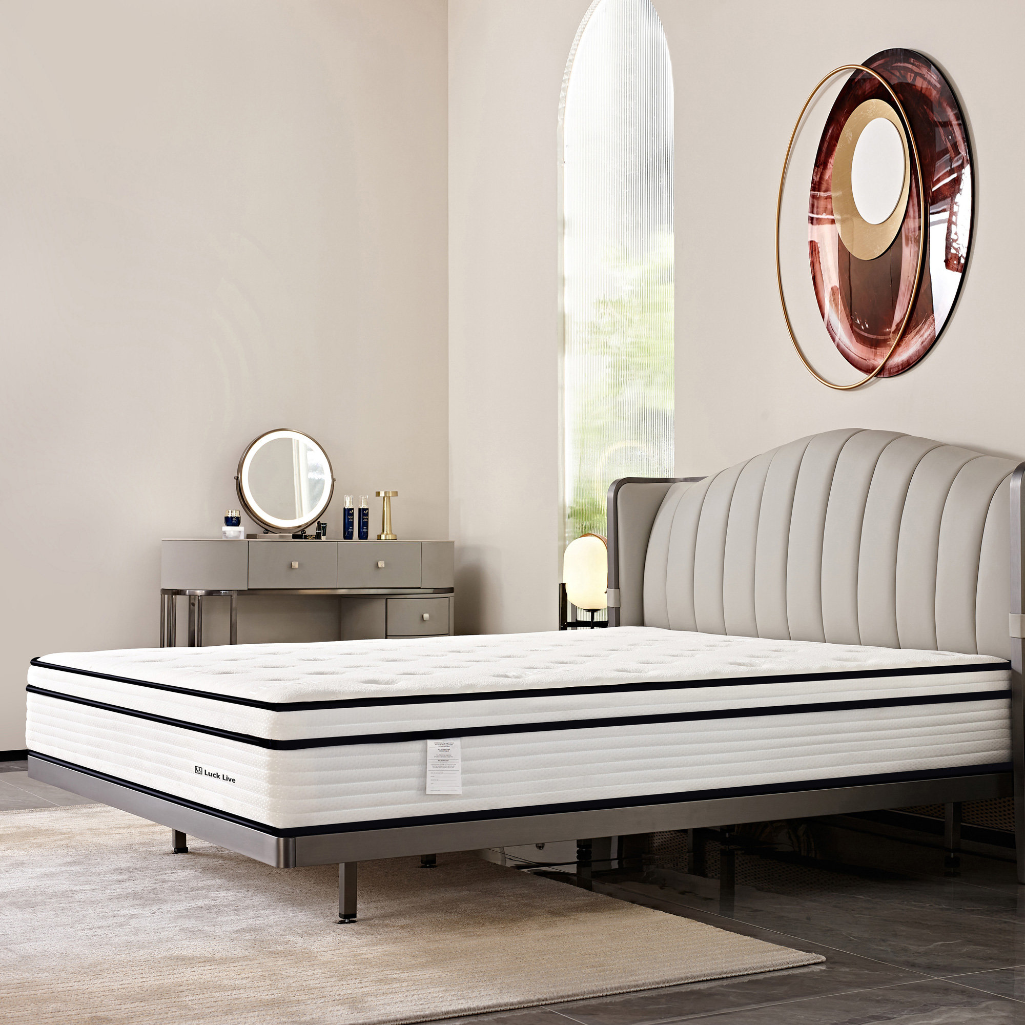 Luck Home Mattress Pocket Spring Memory Foam Hybrid Mattress & Reviews ...