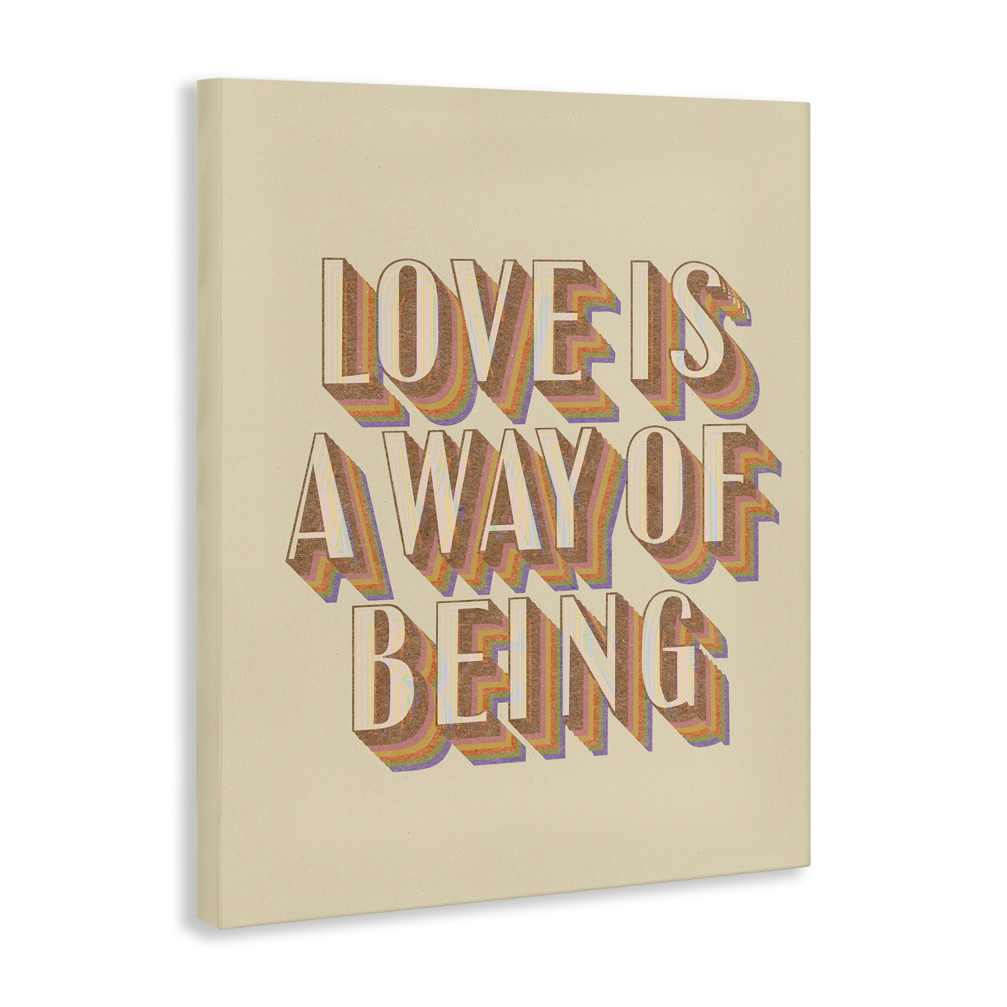 Latitude Run® Sentimental Love Phrase Canvas Wall Art by Lil' Rue | Wayfair