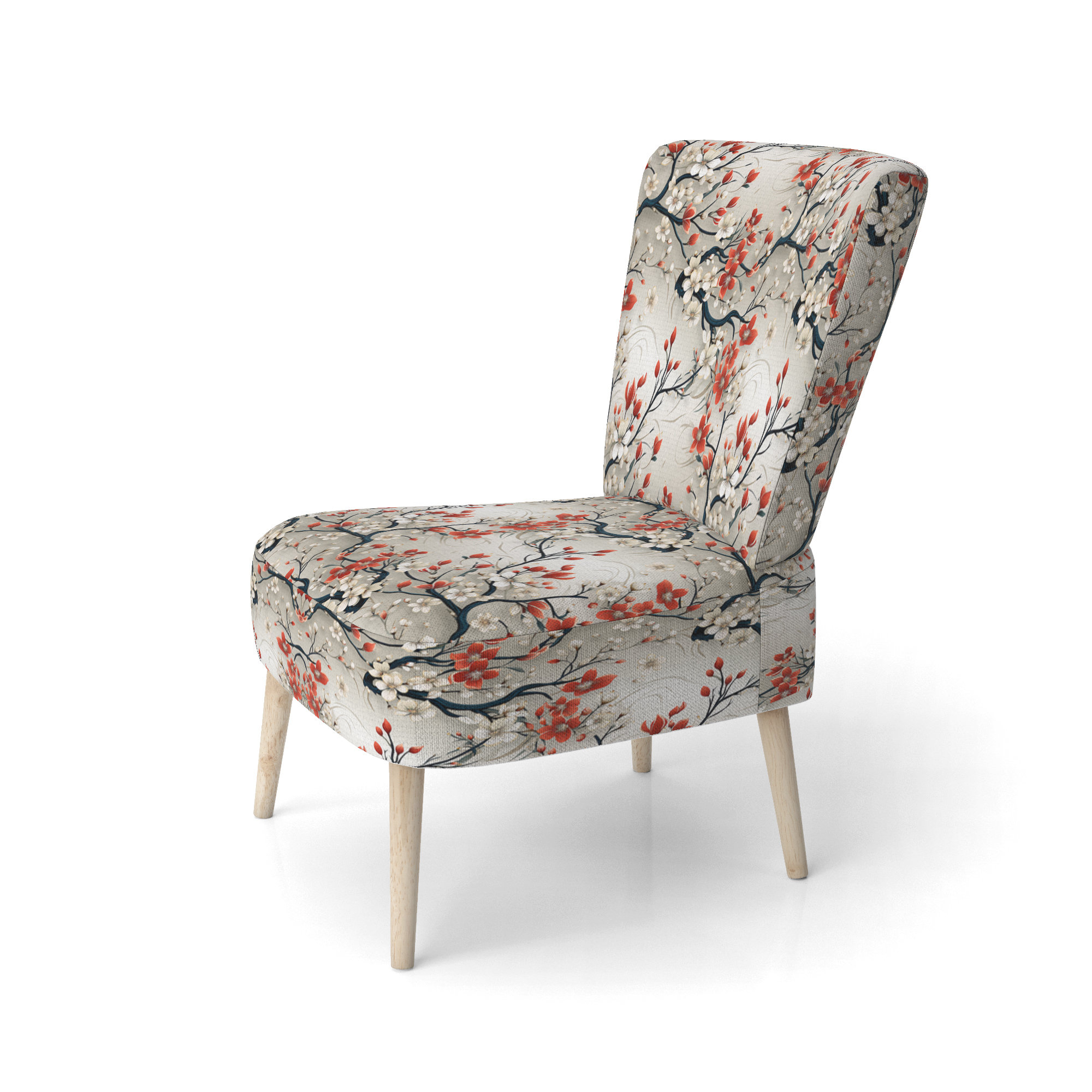 Red Barrel Studio® Asian Minimalism I - Upholstered Oriental Accent ...