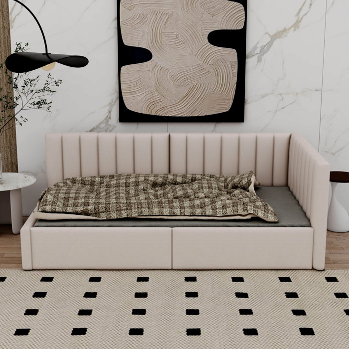 Mercer41 Mauda Upholstered Platform Storage Bed | Wayfair