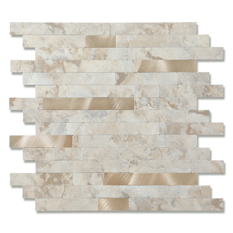Yips 12'' W x 12'' L PVC Peel and Stick Mosaic Tile | Wayfair