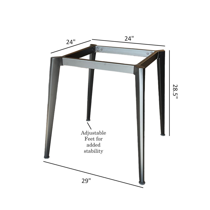 Heirloum Metal 4-Leg Table Base | Wayfair