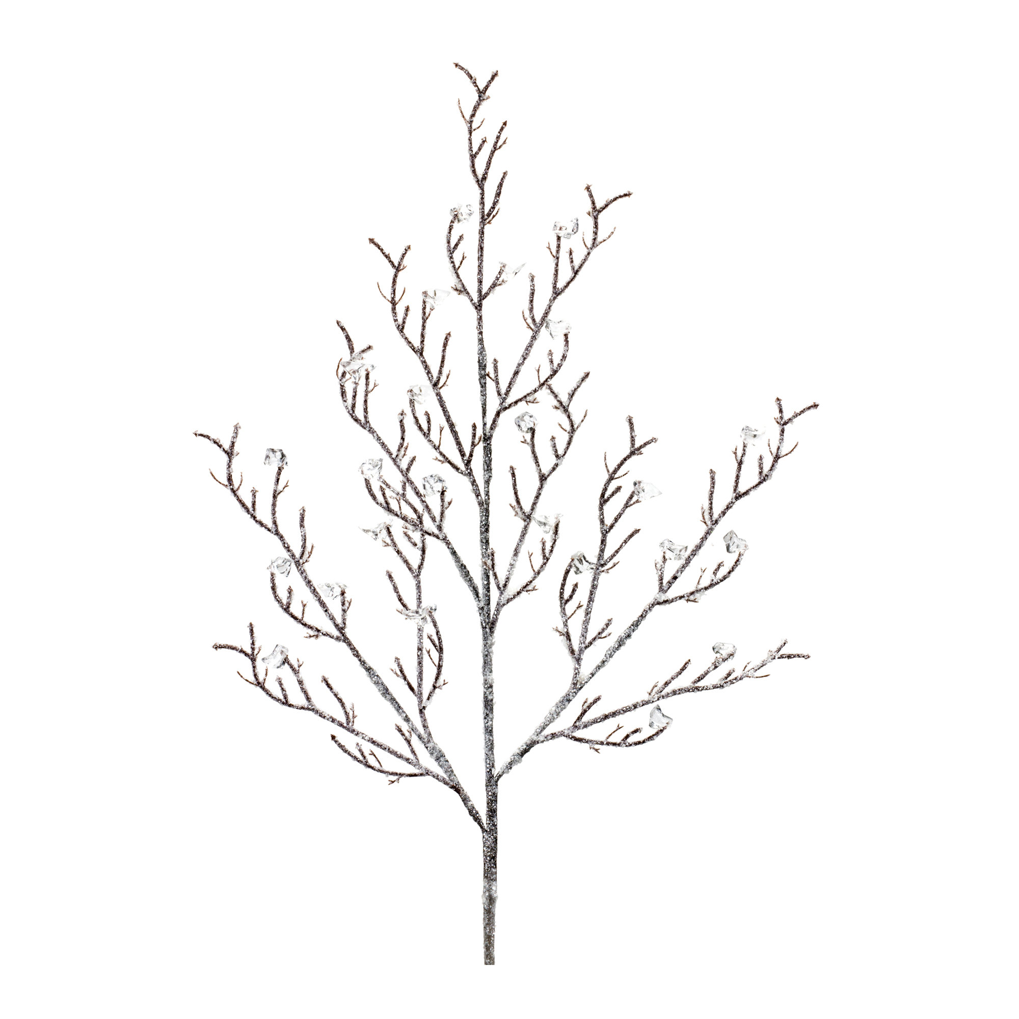 Primrue Flocked Ice Branch Stems | Wayfair