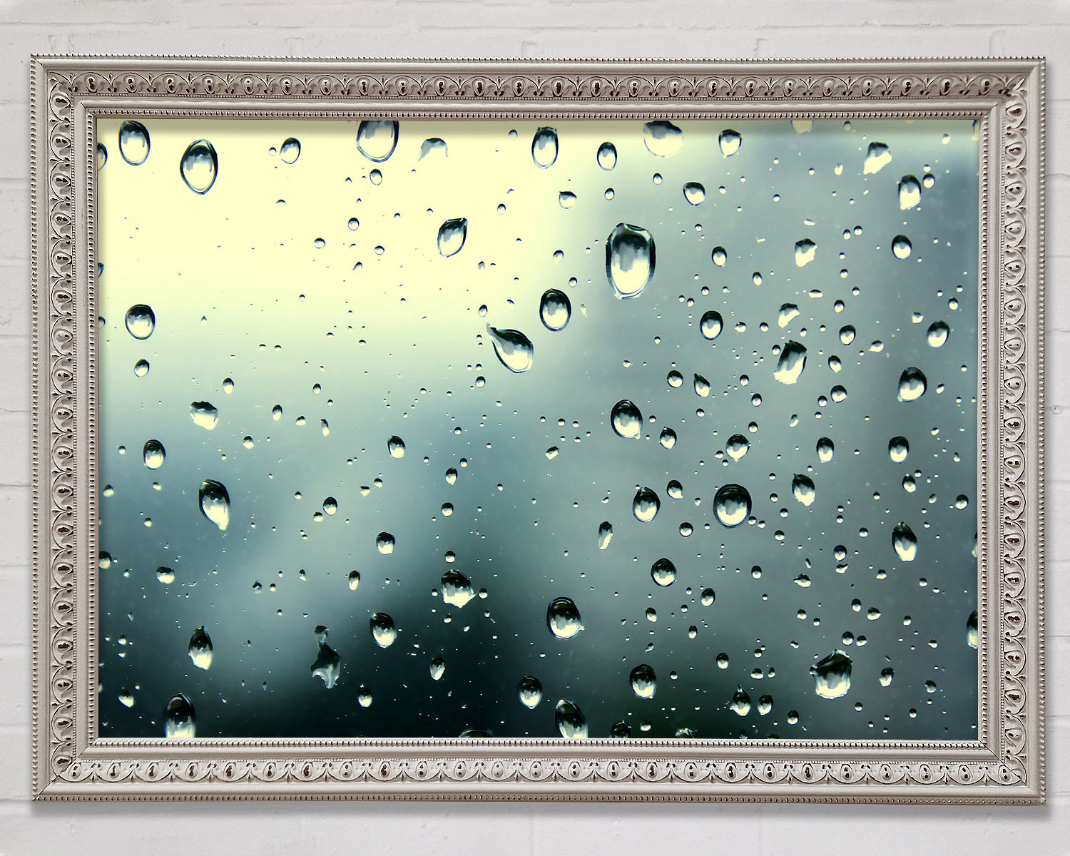 Bright Star Rain Drops At Dusk - Single Picture Frame Art Prints ...