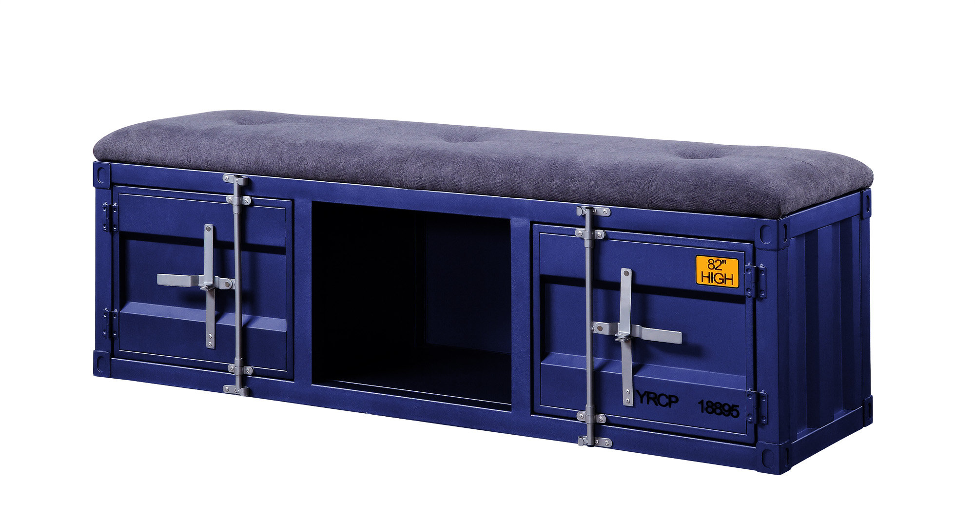 Williston Forge Cargo Fabric & Bench W/Storage | Wayfair
