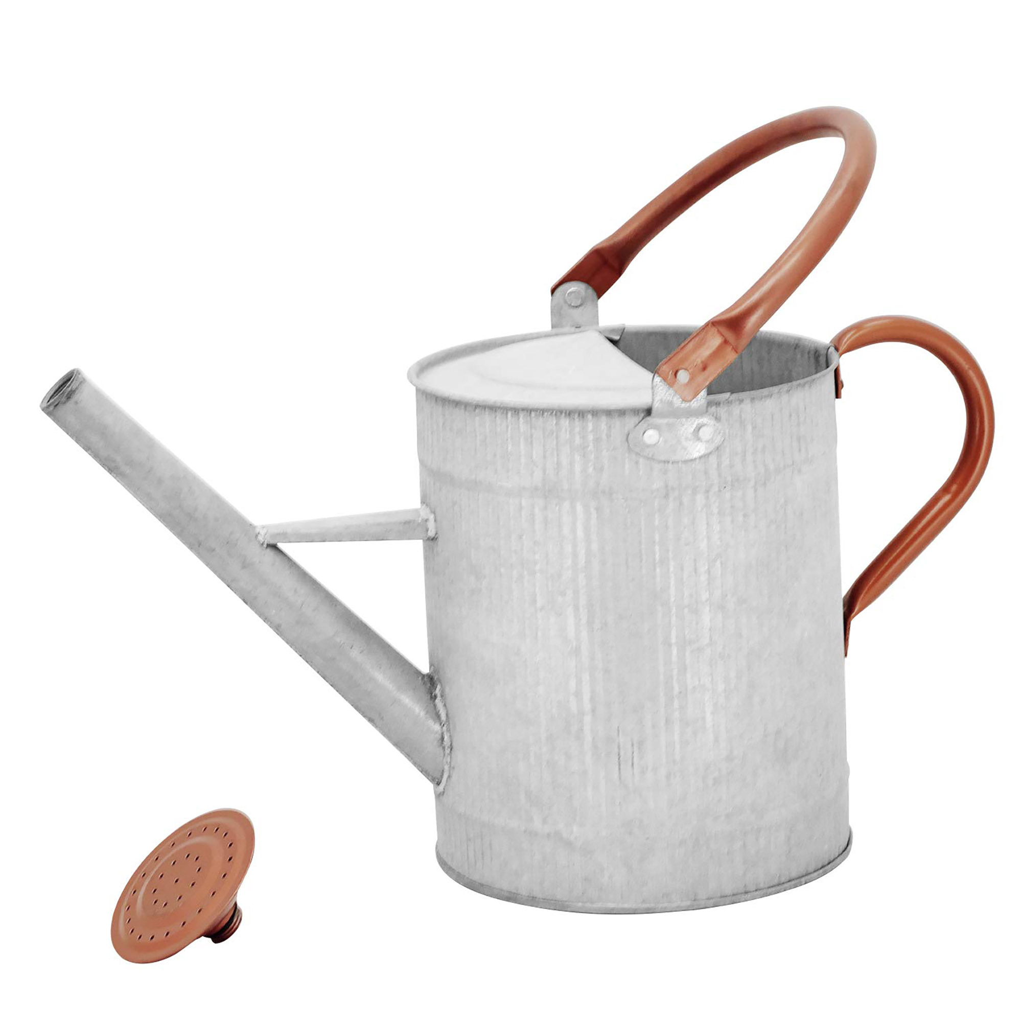 KIKLOG Galvanized Steel Watering Can - 1 Gallon Farmhouse Design w ...