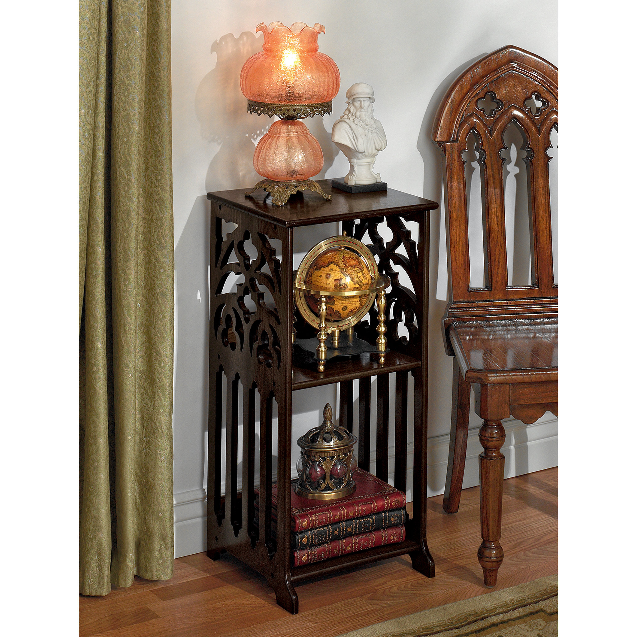 Design Toscano St. Thomas Aquinas Gothic End Table & Reviews | Wayfair
