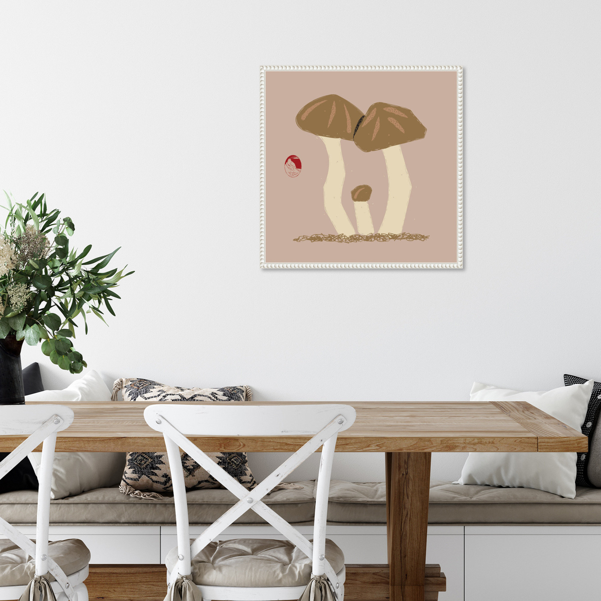 Rosalind Wheeler Matsutake Mushroom Family by Vision Grasp Art Framed ...