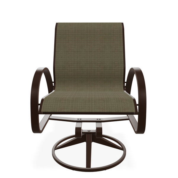 Telescope Casual Aruba II Sling Aluminum Frame Swivel Rocker | Wayfair
