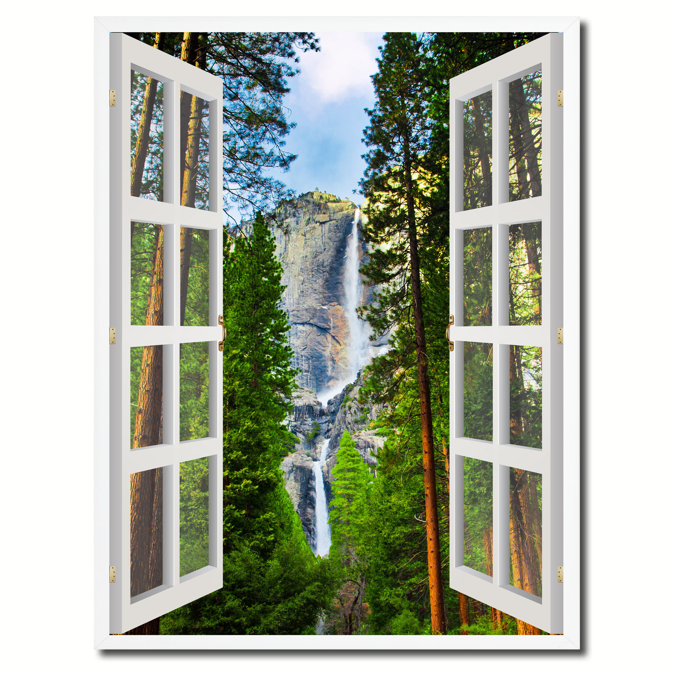 Loon Peak® Waterfalls Yosemite National Park California Picture French ...