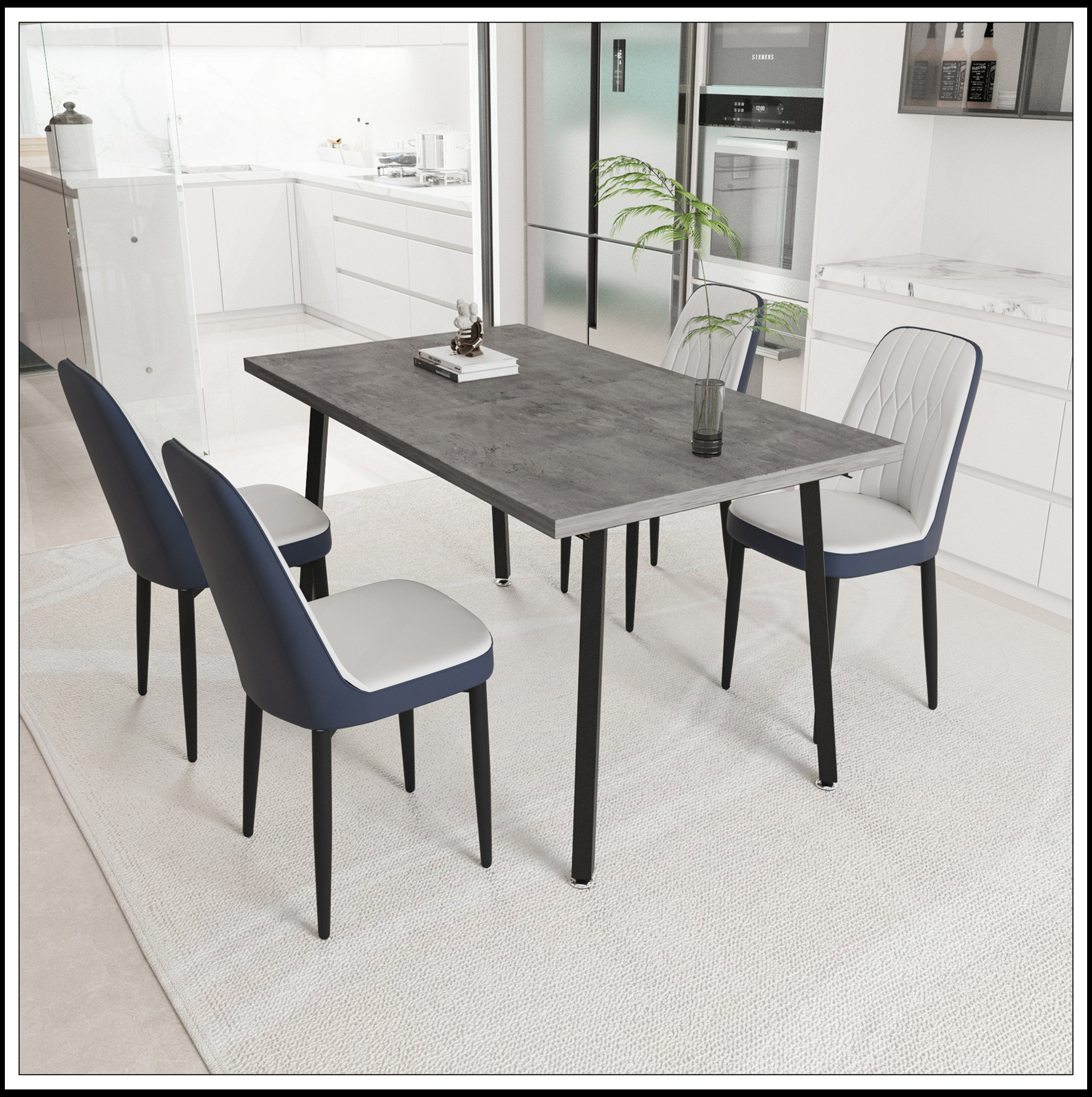 George Oliver Versatile Expandable Dining Set With Comfy Chairs For Various Occasions | Wayfair