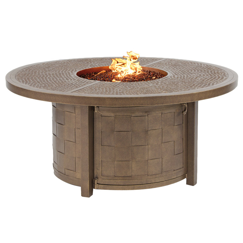 Castelle Villa Bianca Aluminum Fire Pit Table | Perigold