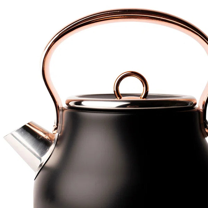 Haden Heritage Stainless Steel Electric Tea Kettle With Toaster, Black ...
