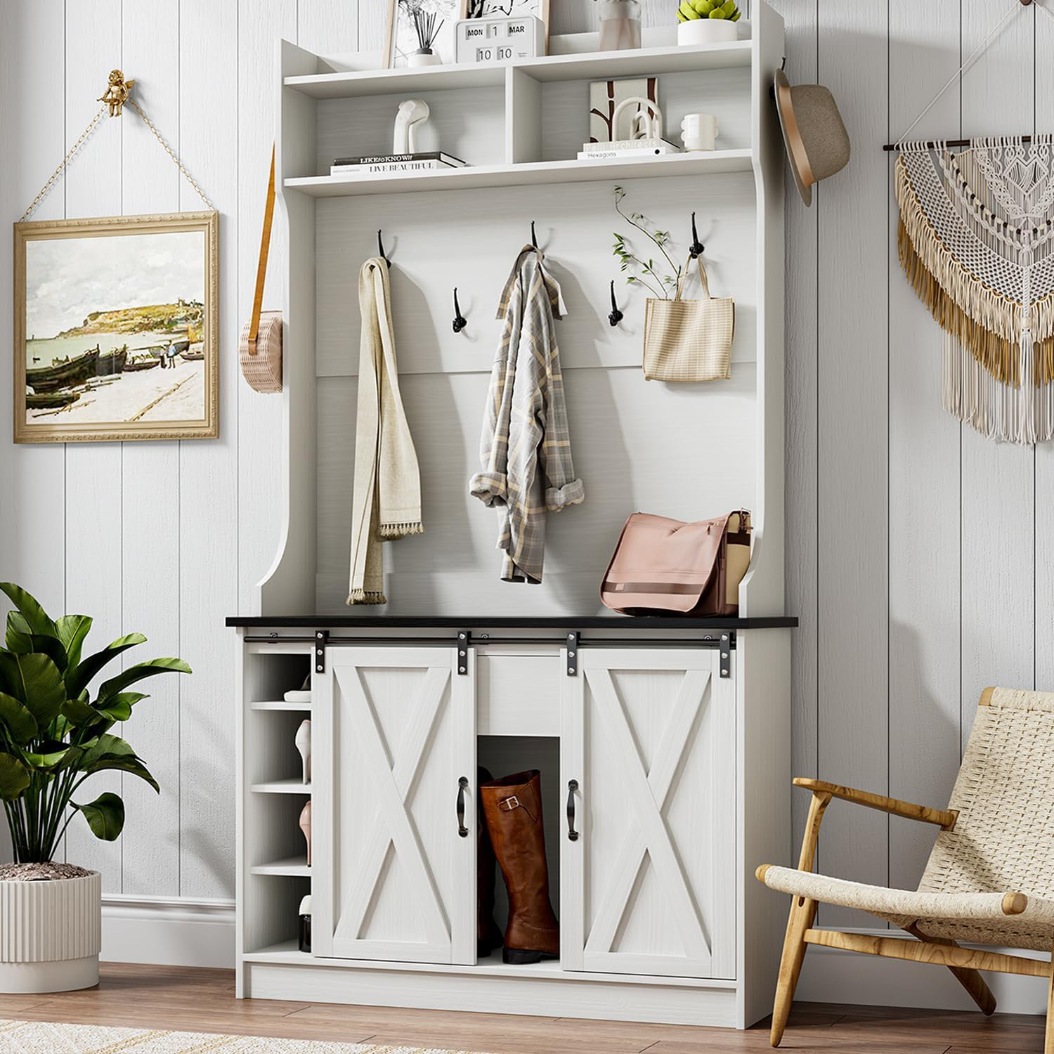 Gracie Oaks Hall Tree | Wayfair