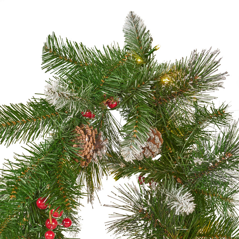 The Holiday Aisle® 9' Spruce Artificial Christmas Garland & Reviews ...