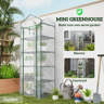 NFusion Renna Five Tier Mini Greenhouse With Steel Frame And Zipped ...