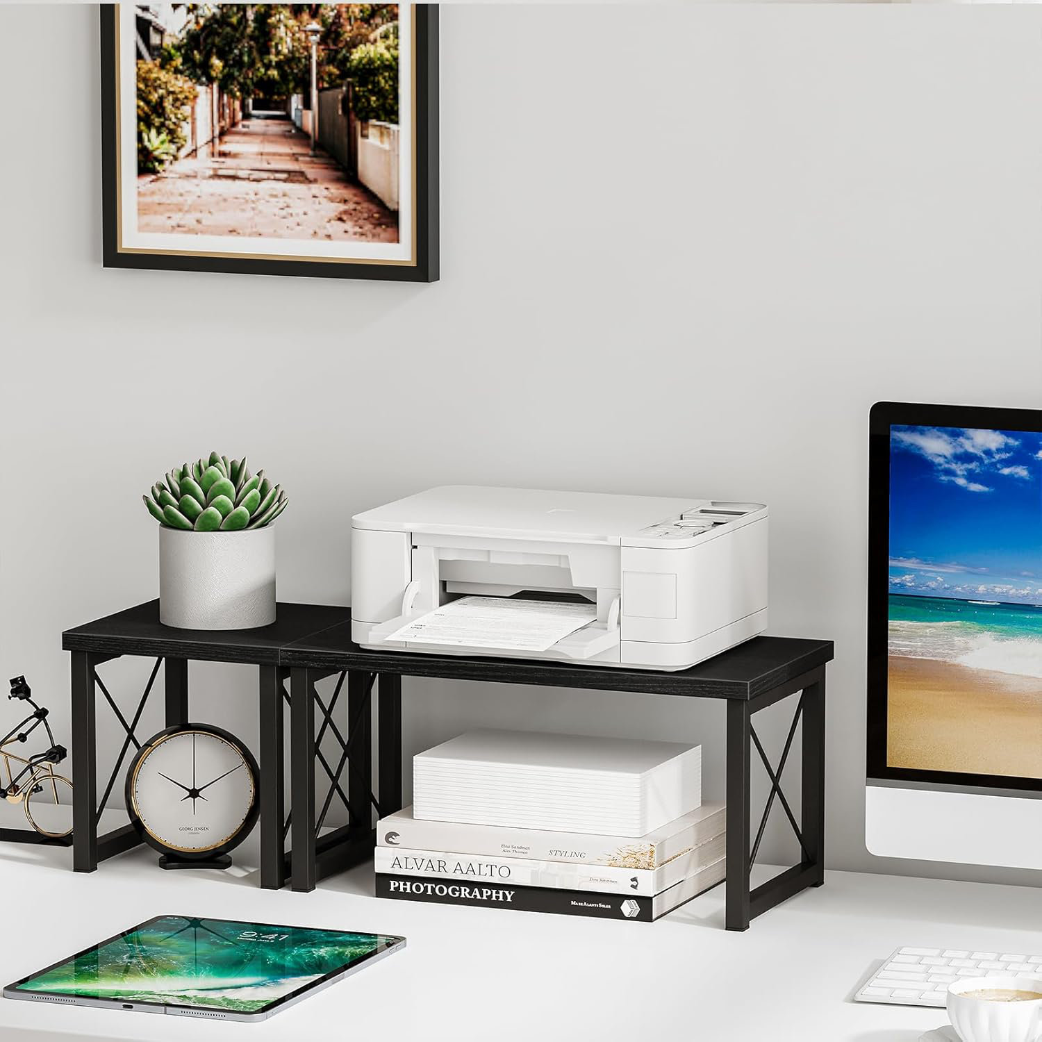 17 Stories Office Desk Rack Desktop Storage Box | Wayfair