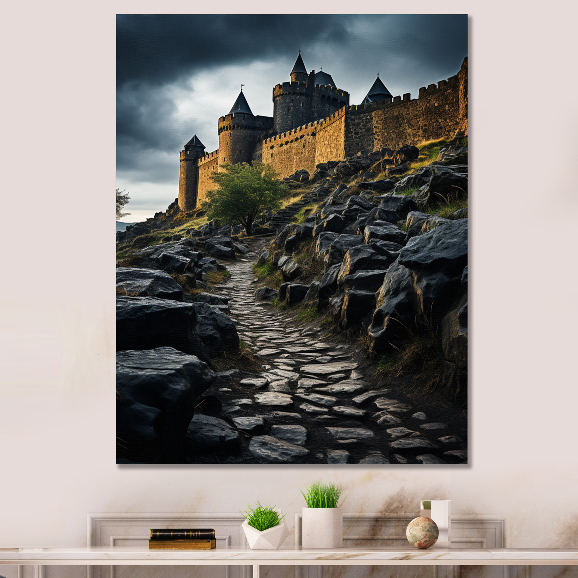 Latitude Run® Asharoken France Carcassonne Citadel On Canvas Print ...