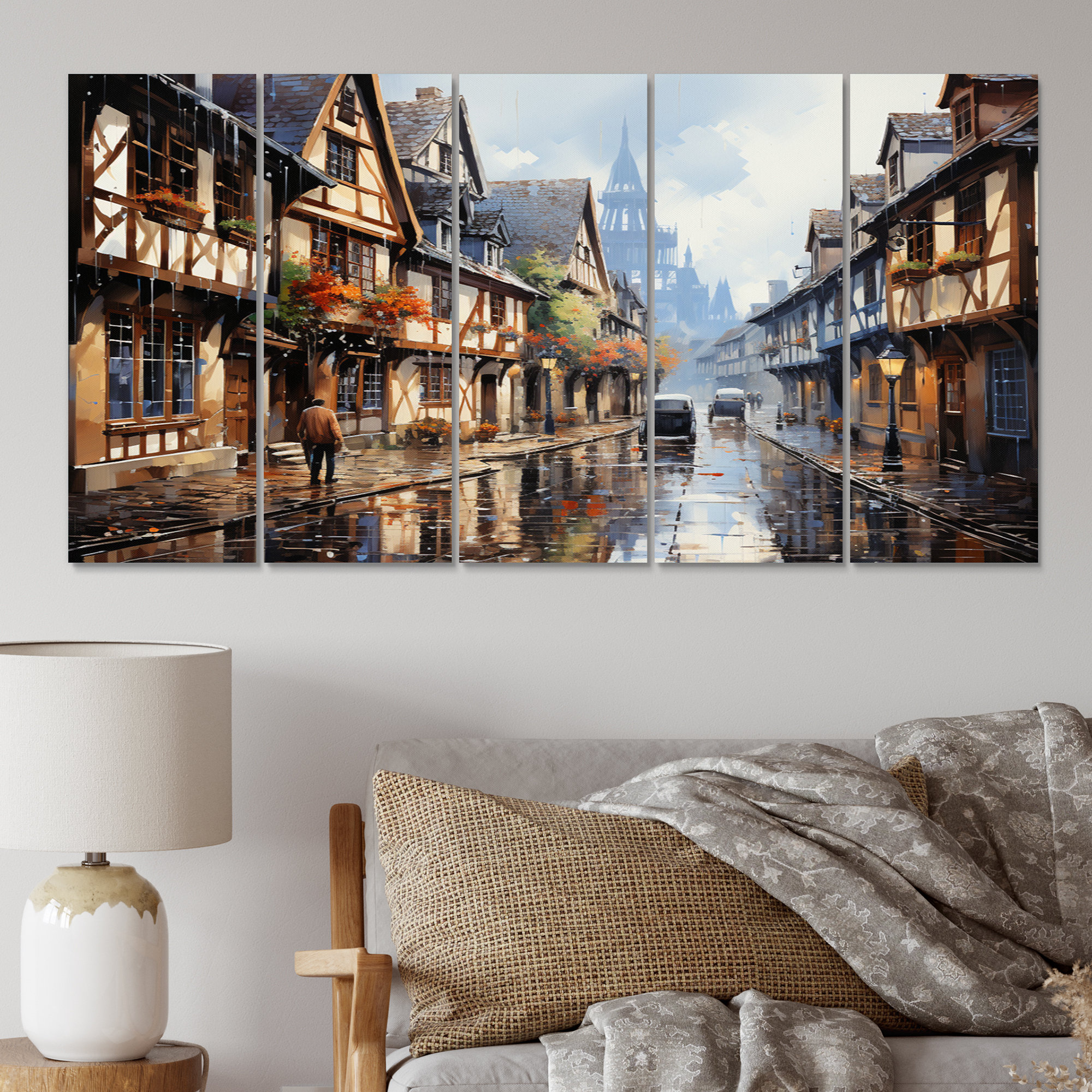 Red Barrel Studio® French Quaint Streets Of Colmar I 5 Pieces - Wayfair ...