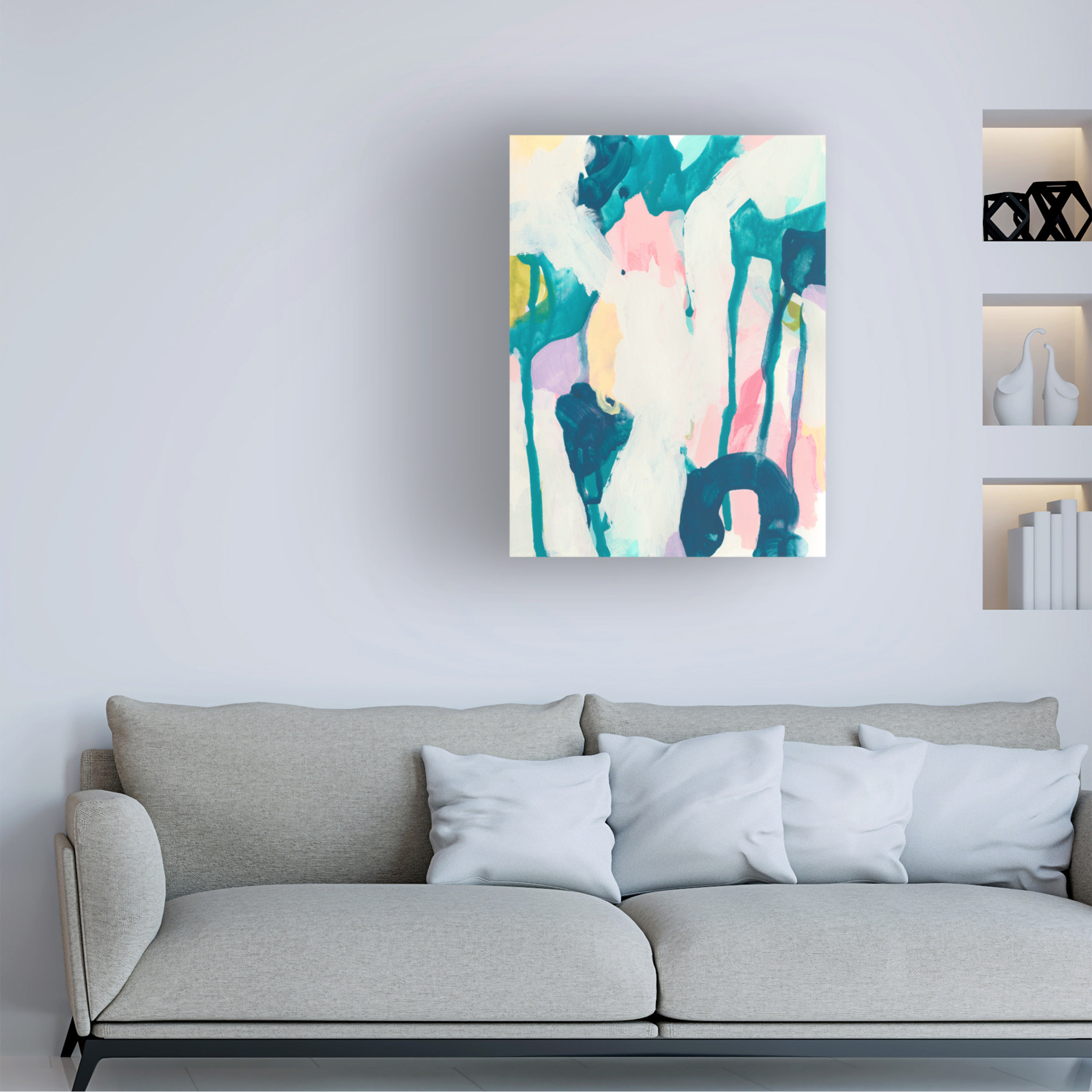 Orren Ellis June Erica Vess 'Bright Vibe II' Canvas Art - Wayfair Canada